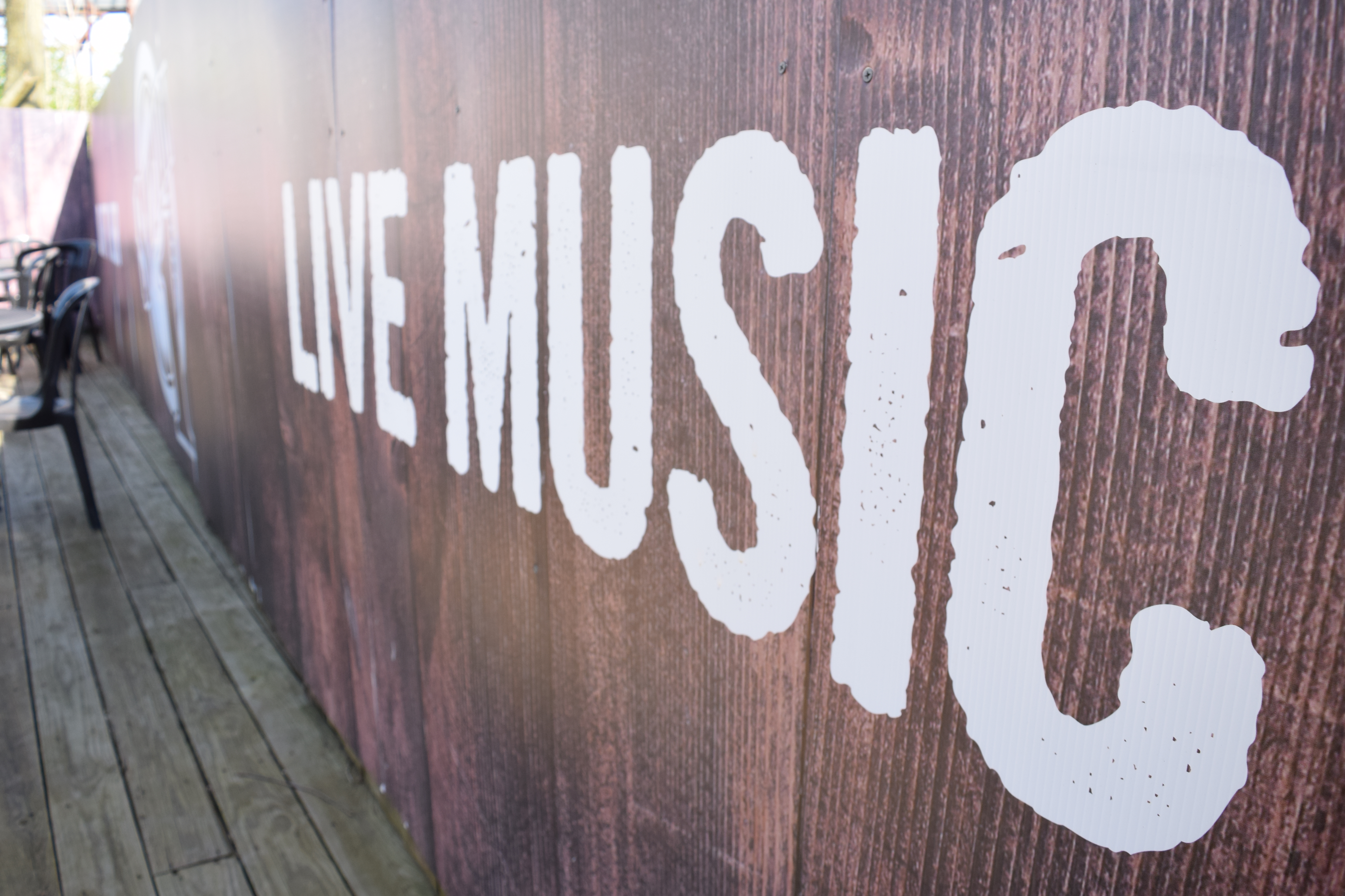 Live Music Tonight Sign