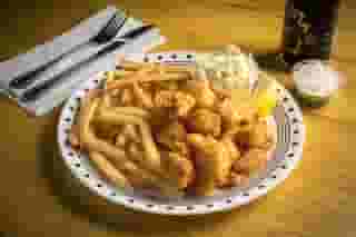 Fried Native Scallop Platter - Main Menu - Seafood Sam's, Cape Cod, MA