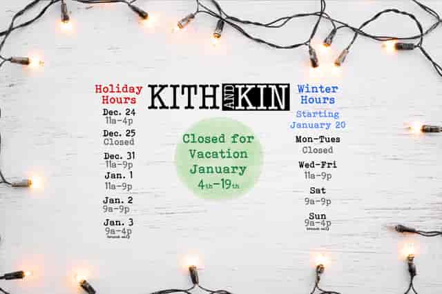 Food Truck menu - Kith and Kin - American Restaurant in Hudson, MA