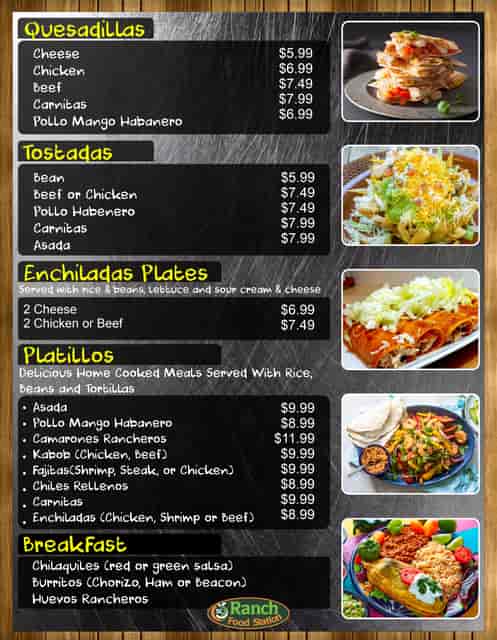 Menu - San Clemente Ranch Market - Restaurant in SAN CLEMENTE, CA