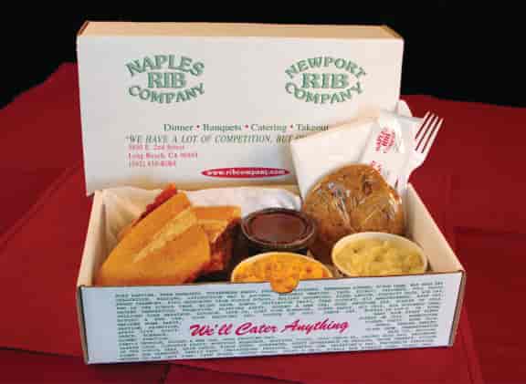 Boxed Meals - Rib Company - Restaurant in CA