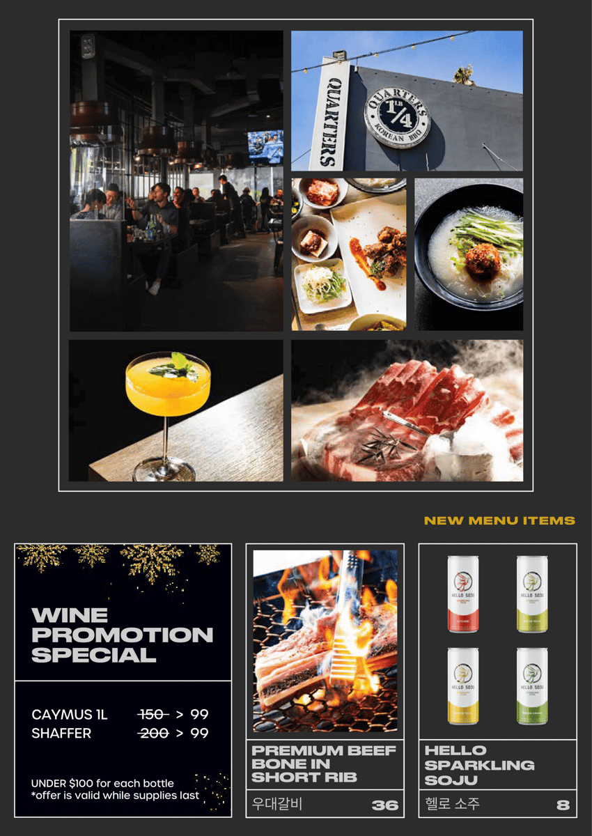 Eat - Quarters BBQ - Korean barbecue restaurant in CA