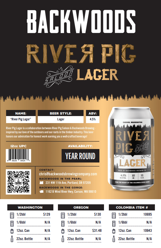 Brewery: Downloads - Backwoods Brewing Company - Brewpub