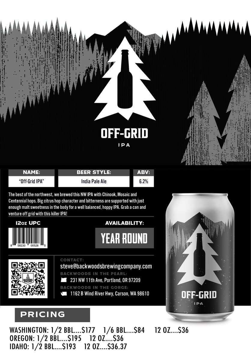 Brewery: Downloads - Backwoods Brewing Company - Brewpub