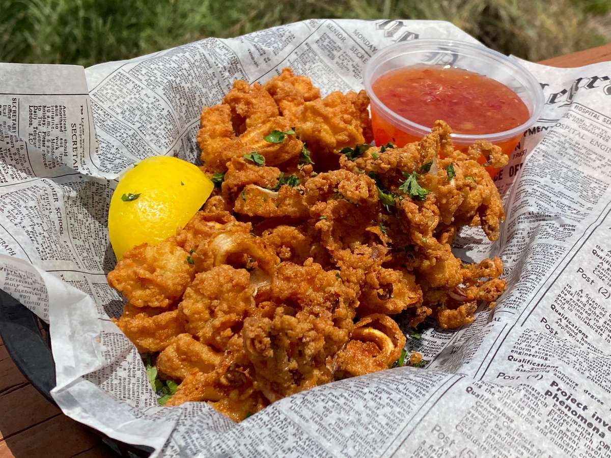 Calamari - Beverages - Palms Fish Camp Restaurant - Seafood Restaurant ...