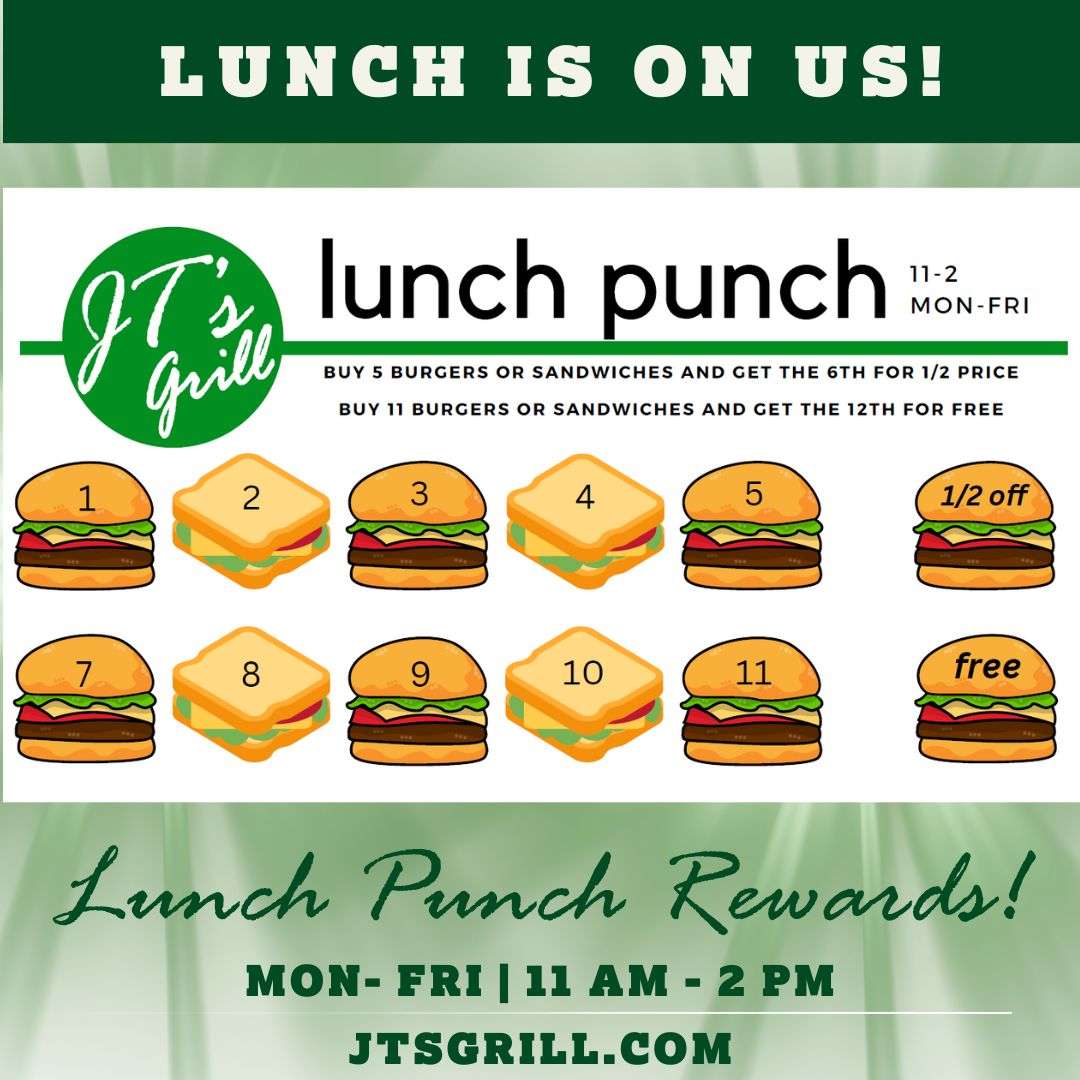 Specials - JT's Grill - Bar & Grill in De Soto, KS