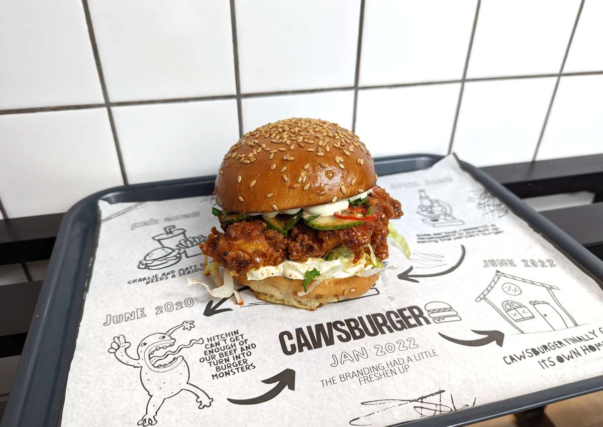 Menu - Cawsburger Hitchin | Burger, Fries, Chicken, and Beer