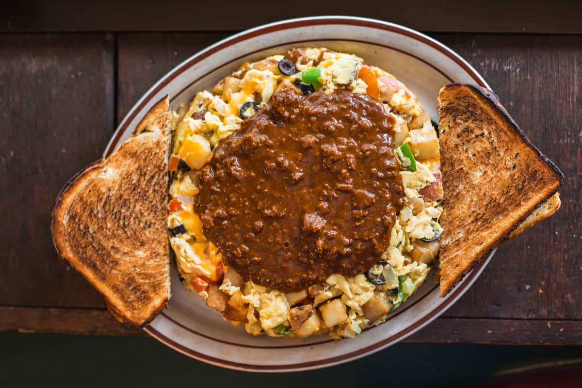 Spanish Hobo Hash - Breakfast - Tim's Kitchen - American Restaurant in WA