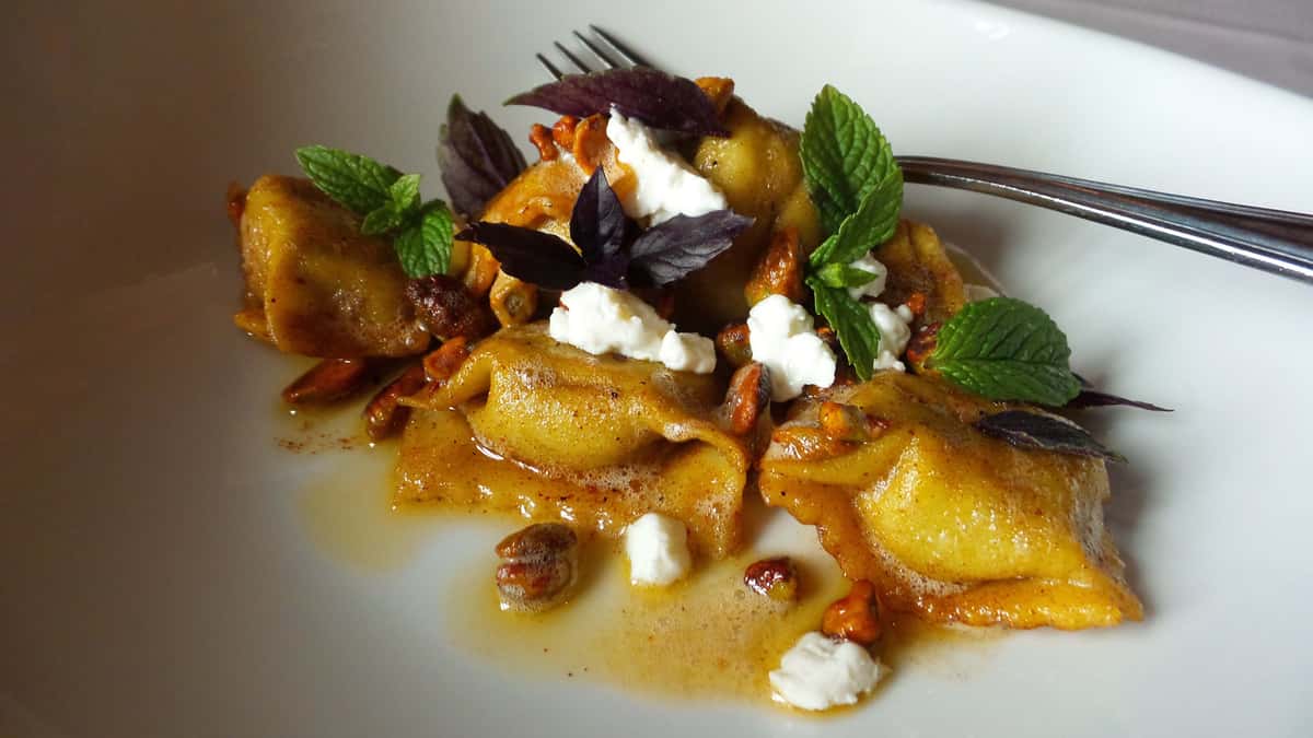 House Made Sweet Corn Agnolotti - SEASONAL MENU - Ironwood - American ...