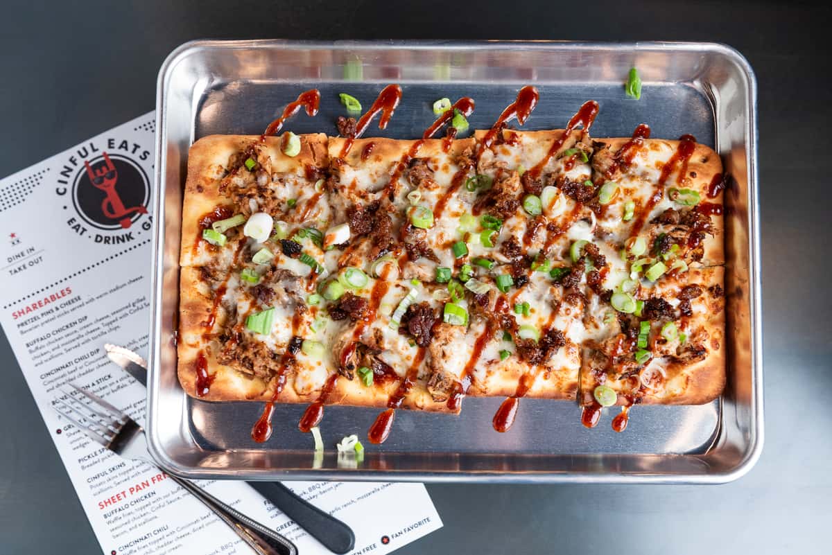 Menu - Cinful Eats-Stumps Lanes - American Restaurant in OH