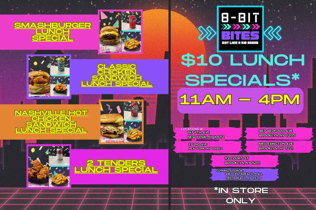 8 Bit Bites Burger Joint In NY 8 Bit Bites Burger Joint In NY
