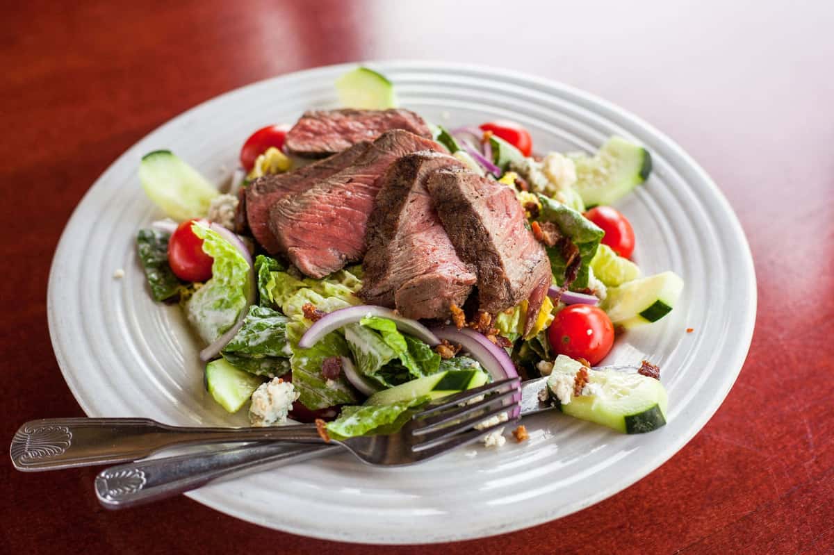 Steak Salad - Burgers, Salads, Handhelds - Blue Star Cafe & Pub - Pub ...