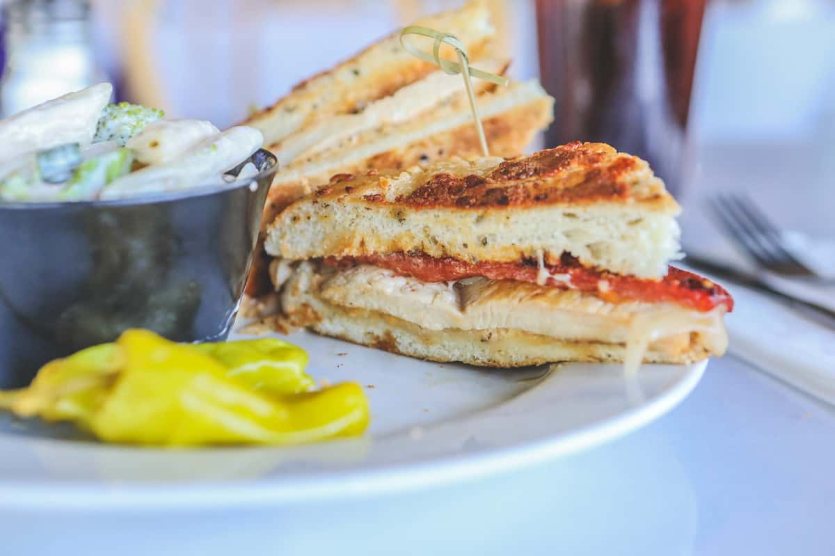 Chicken Focaccia - Lunch & Dinner - Greenhouse Cafe - Cafe in Lancaster, CA