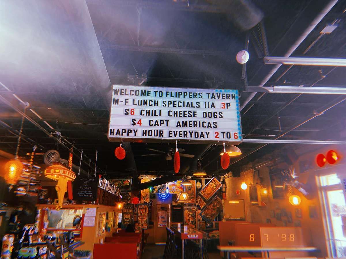 Contact - Flippers Tavern - Hot Dog Restaurant in Lubbock, TX