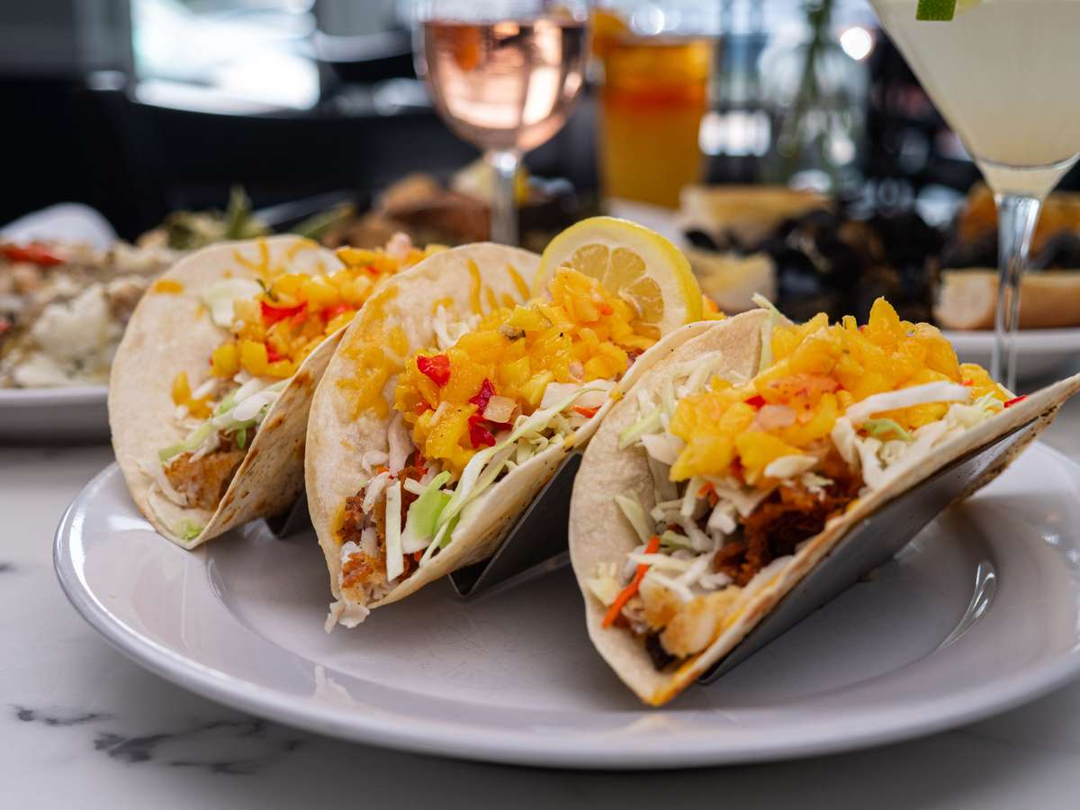 Fish Tacos - Lunch & Dinner Menu - Wickford on the Water - American ...