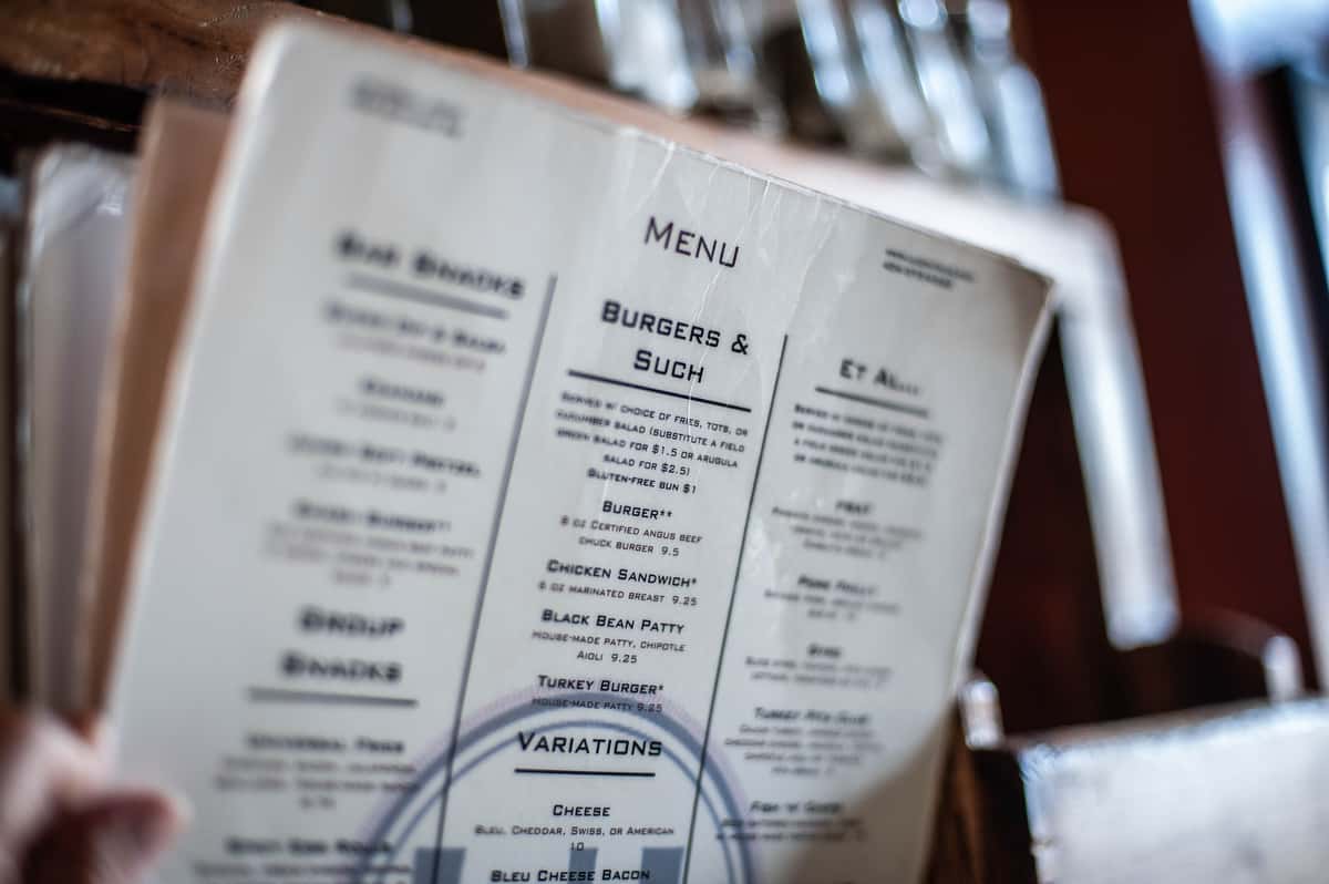 Menu - The Companion - American Restaurant in Atlanta, GA