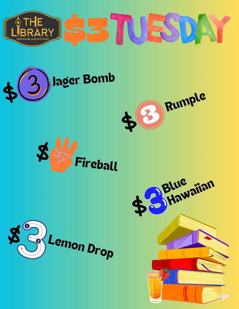 Events - The Library Taphouse and Kitchen- Restaurant in Macon, GA