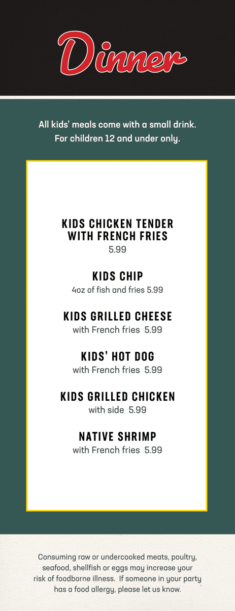 Side Restaurant Menus