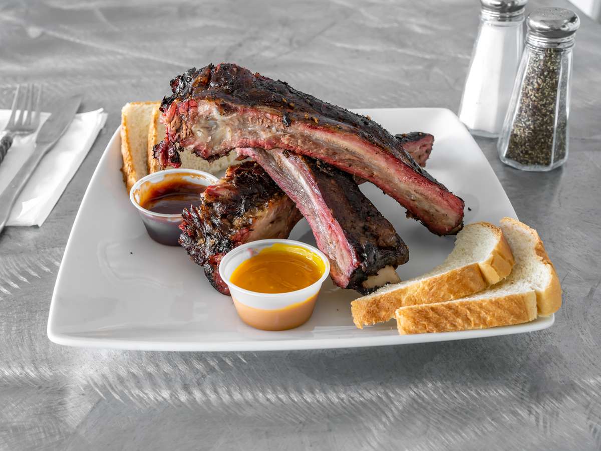 Beef Ribs, Texas Toast Our Menu Pigs Bar B-Q Barbecue
