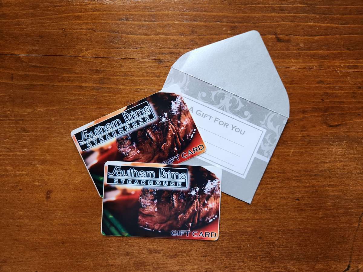 Gift Cards - Southern Prime Steakhouse - Steak House in NC