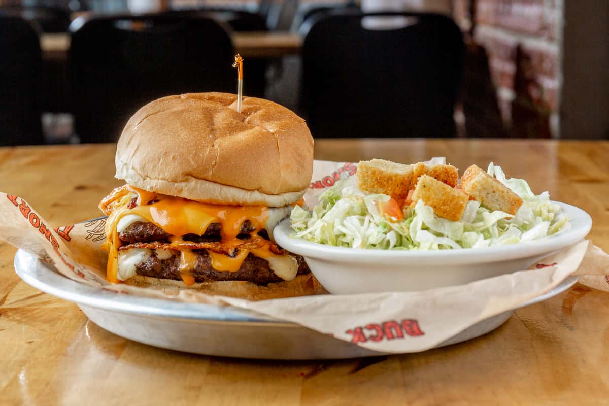 Moose Burger - Main Menu - Buck Snort - American Restaurant in IA
