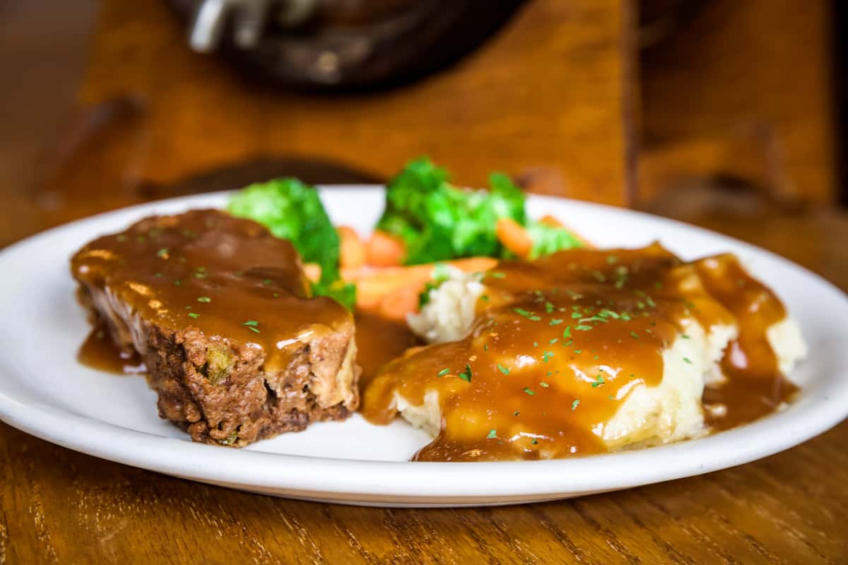 Meatloaf - Dinner - Homestead Restaurant & Bakery - American Restaurant ...