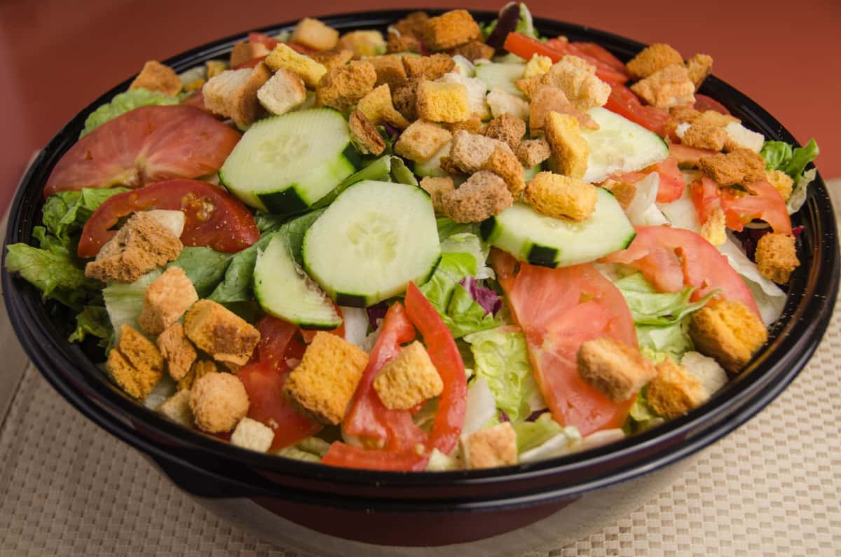 Garden Salad Or Caesar Salad Catering Lulus Restaurant