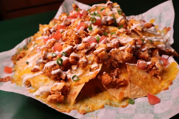 Buff Chicken Nachos - Menu - Froggers Grill and Bar - Bar & Grill in FL