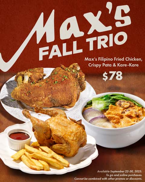 Fall Trio To Go - Max's Restaurant | North America | Cuisine of the ...