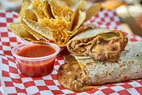 Bean & Cheese Burro - Elmer's Tacos - Mexican Restaurant in Chandler, AZ