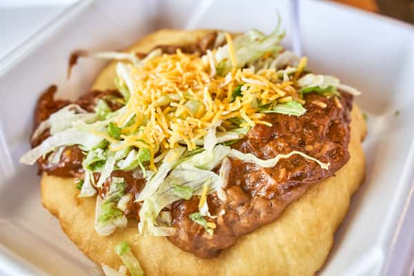 Bean & Cheese Fry Bread - Menu - Elmer's Tacos - Mexican Restaurant in ...