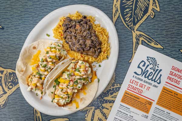 Island Shrimp Taco - Food - Shells Seafood - Seafood Restaurant in FL