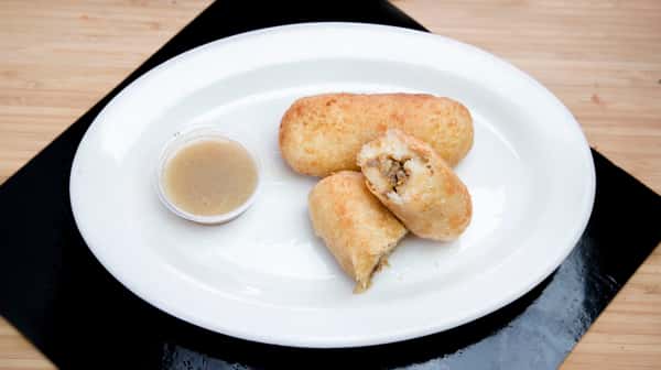 Yuca Rellena - Stuffed Yucca (2) - Bella Cuba - Cuban Restaurant in ...