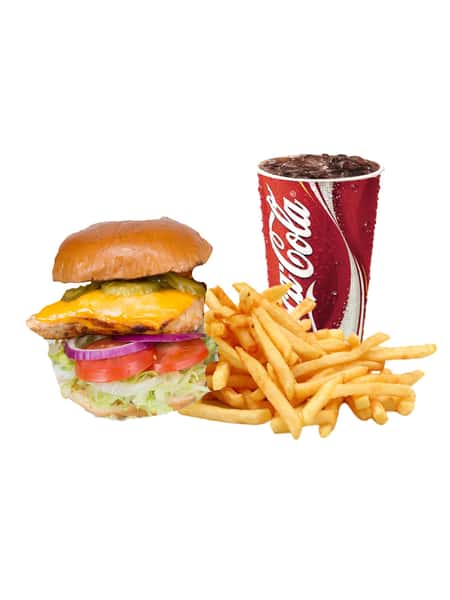 Hamburguesa de Pollo - Pollos Asados El Canelo - Chicken Restaurant in TX