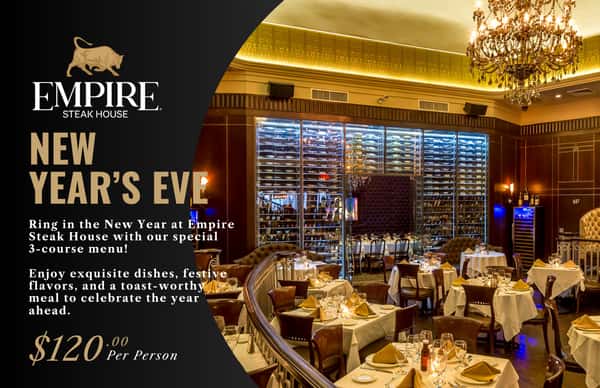 New Year's Eve at Empire Steak House - Best Steakhouse in NYC for Prime ...