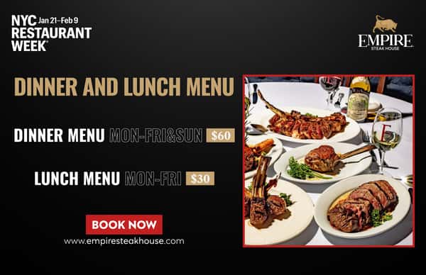 New York City Restaurant Week 2025 - Best Steakhouse in NYC for Prime ...