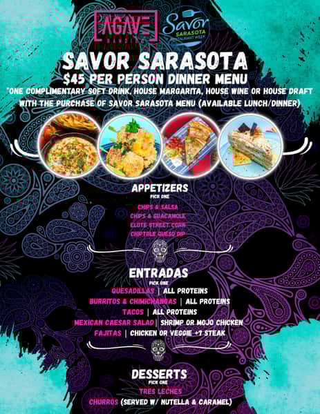 Savor Sarasota Dinner Agave Lakewood Ranch - Agave Bandido | Mexican ...