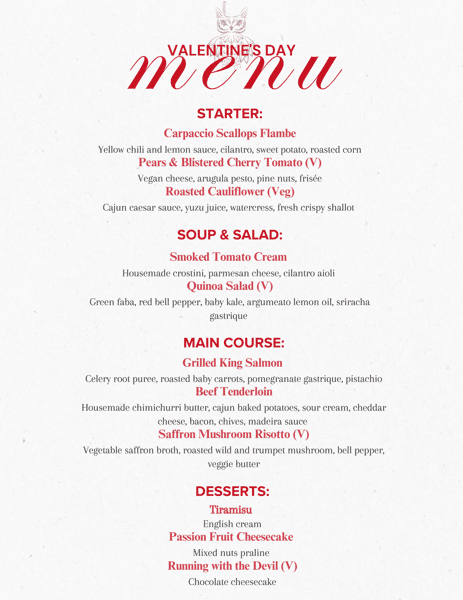 Valentines Dinner - Prohibition Utah