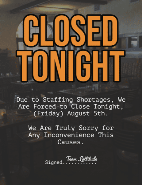 Contact - Lattitude Restaurant - American Restaurant in West ...