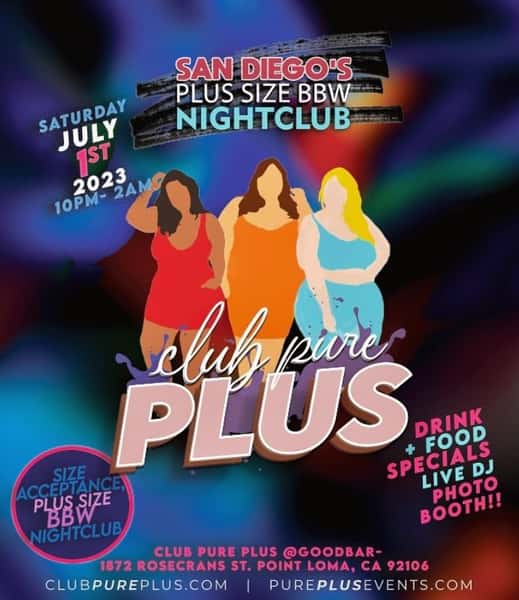 Club Pure Plus: San Diego's Body Positive Club - Point Loma's ...