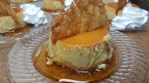 Flan - Tres Amigos Restaurant & Cantina - Tex-Mex Restaurant in Austin, TX