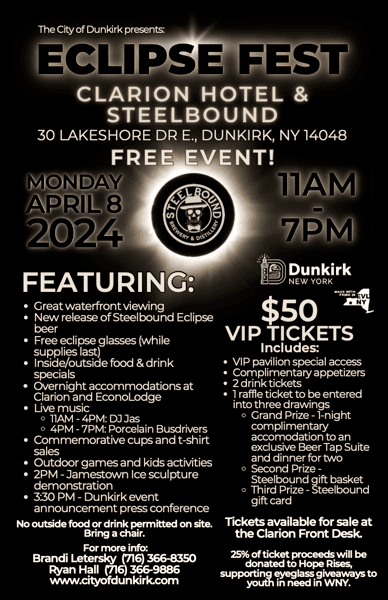 Eclipse Fest Clarion Hotel & Steelbound - Steelbound - Brewery in NY