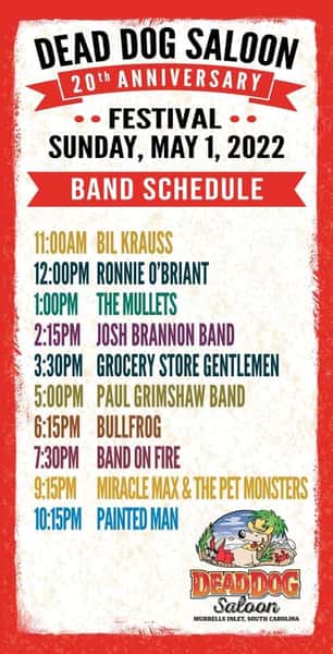 Dead Dog 20th Anniversary - Dead Dog Saloon - Seafood Restaurant in ...