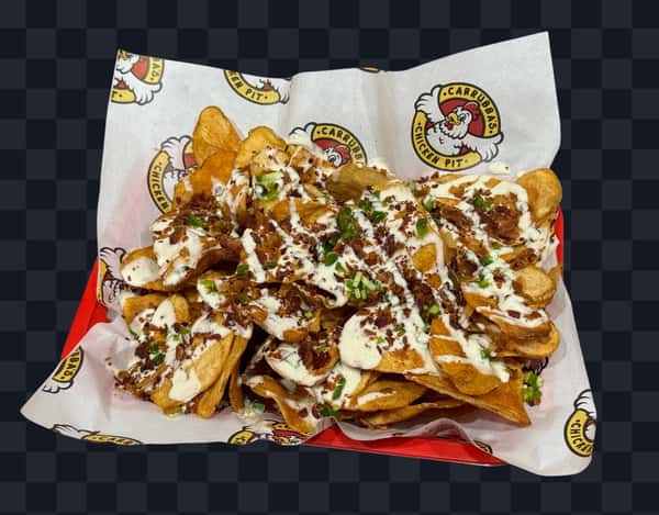 Loaded Chips - Carrubba's Chicken Pit - Barbecue Restaurant in Depew, NY