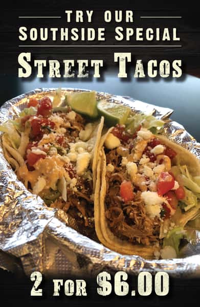 Street Tacos - Main Menu - Southside Jonesy's Taco House