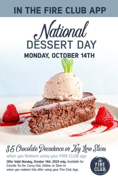 National Dessert Day - Grillsmith: Craft By Fire