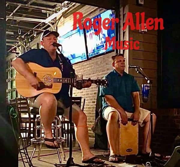 Roger & Todd on the Patio - Tampa Sports Bar