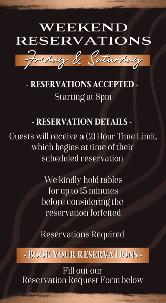 WEEKEND RESERVATIONS - Segreto | Cocktail Lounge in Houston, Texas