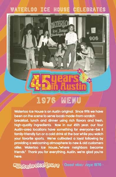 Throwback Thursday - Waterloo Ice House - Family Style Restaurant in TX