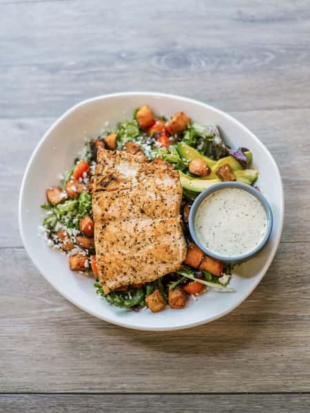 Salmon Salad - Waterloo Ice House - Family Style Restaurant in TX